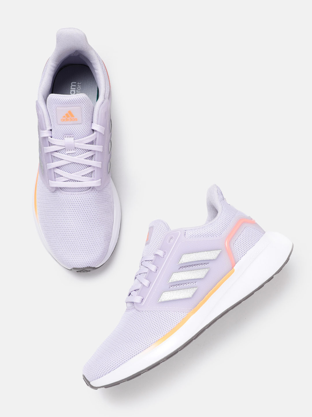 Buy ADIDAS Women Lavender Woven Design EQ 19 Running Shoes - Sports ...