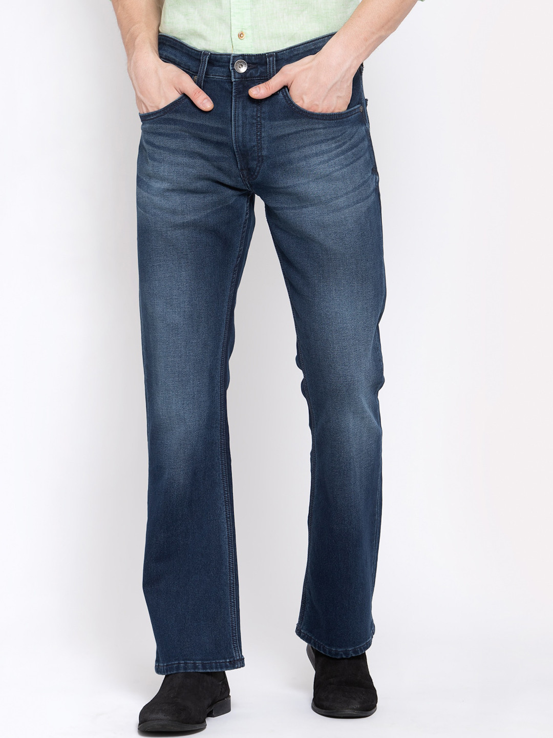 Buy Pepe Jeans Men Blue Light Fade Stretchable Jeans - Jeans for Men ...