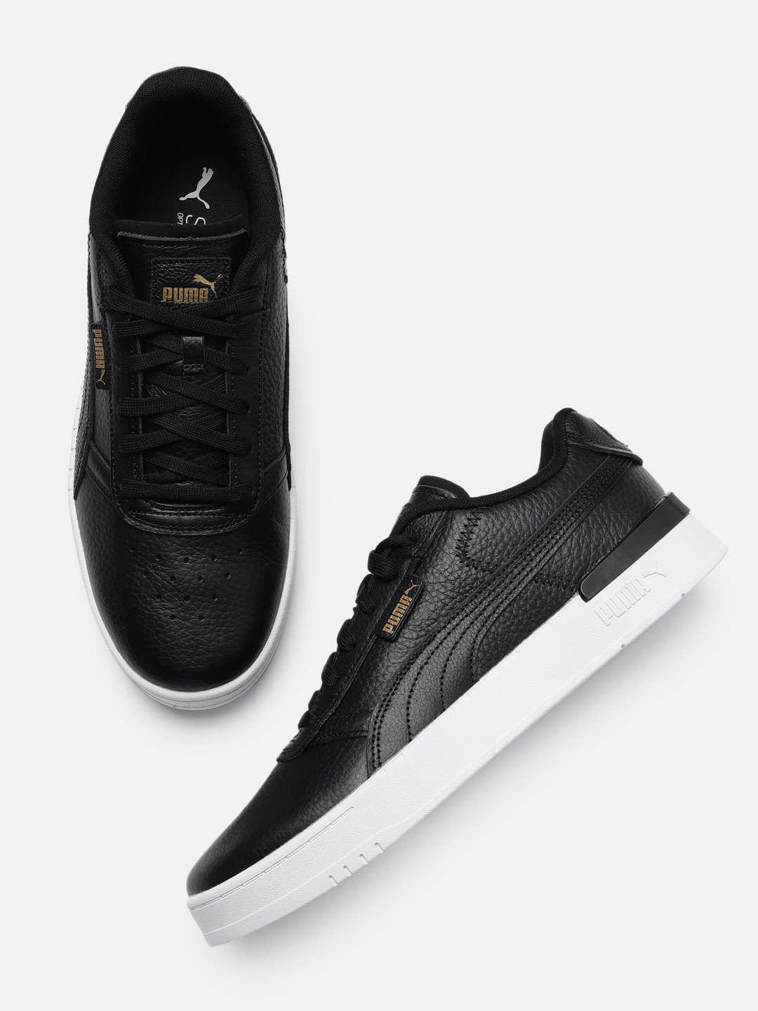 Buy Puma Unisex Black Clasico Premium L Sneakers - Casual Shoes for ...