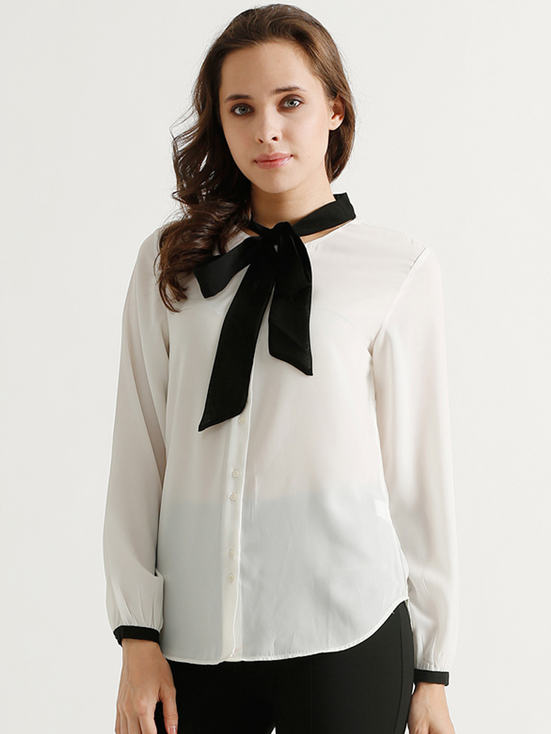 Buy COVER STORY White Polyester Top - Tops for Women 1482704 | Myntra