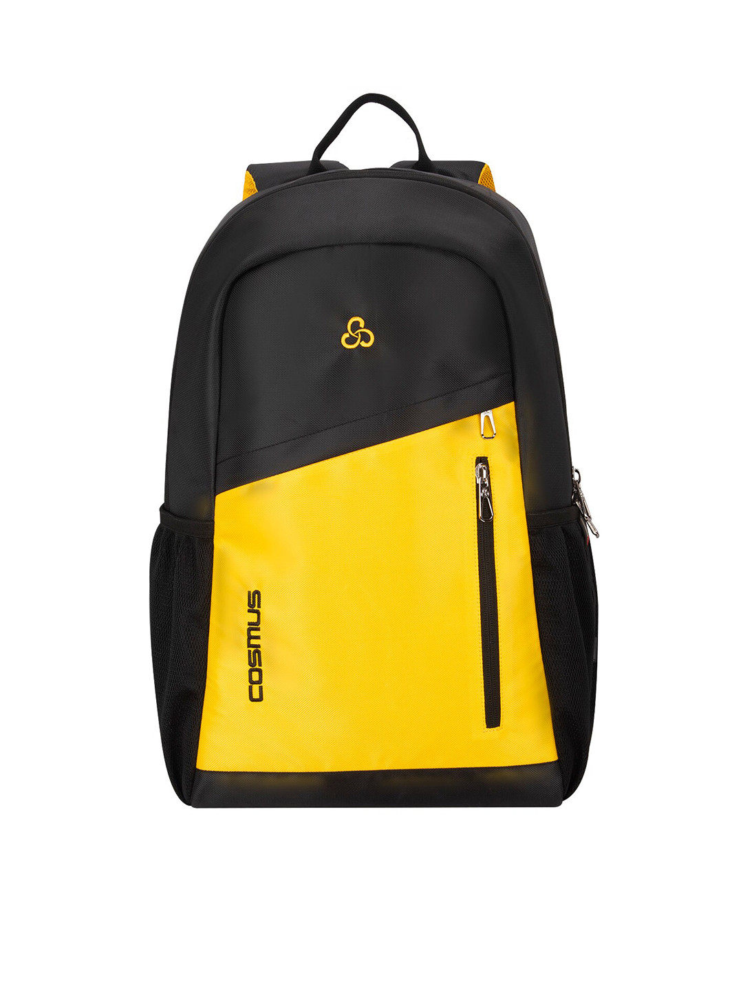 Buy COSMUS Unisex Black & Yellow Laptop Bag - Laptop Bag for Unisex ...