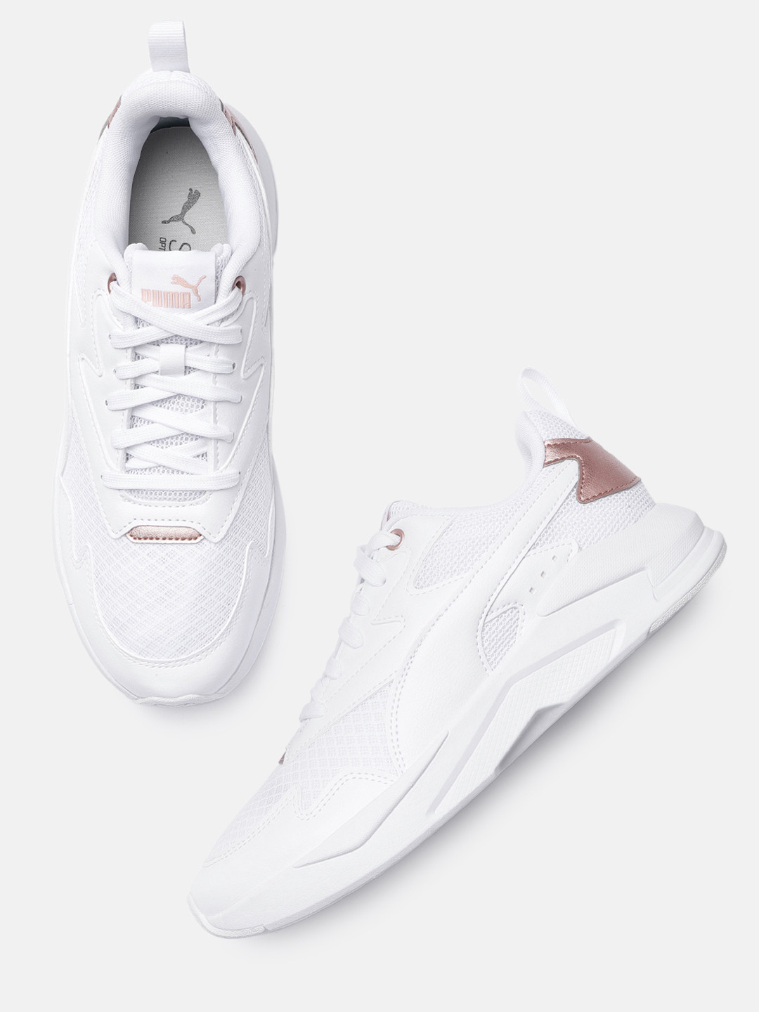 Buy Puma Women White X Ray Lite Metallic Pop Textured Trainers - Casual ...
