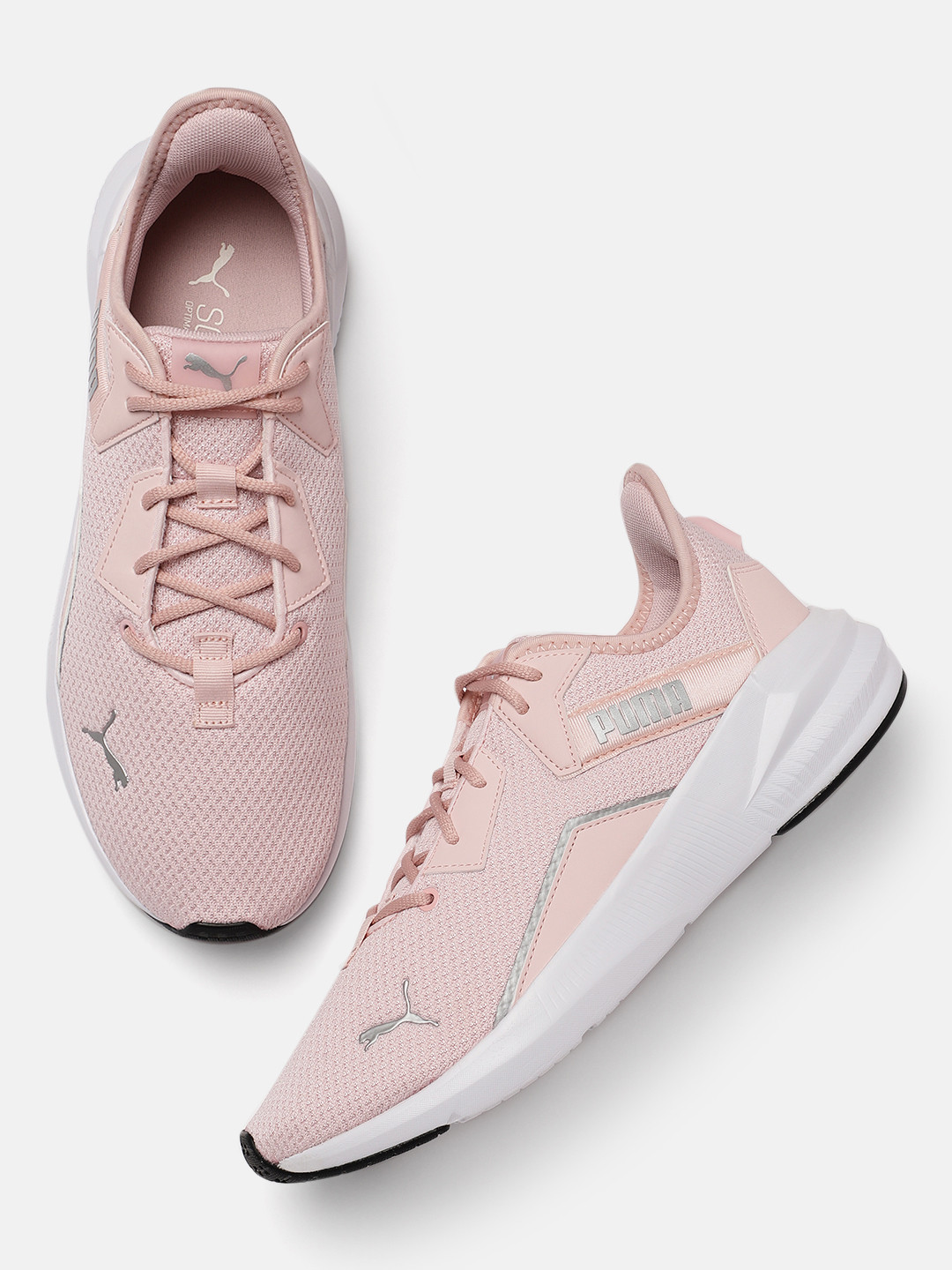 Buy Puma Women Pink Solid Platinum Shimmer Training Shoes - Sports ...
