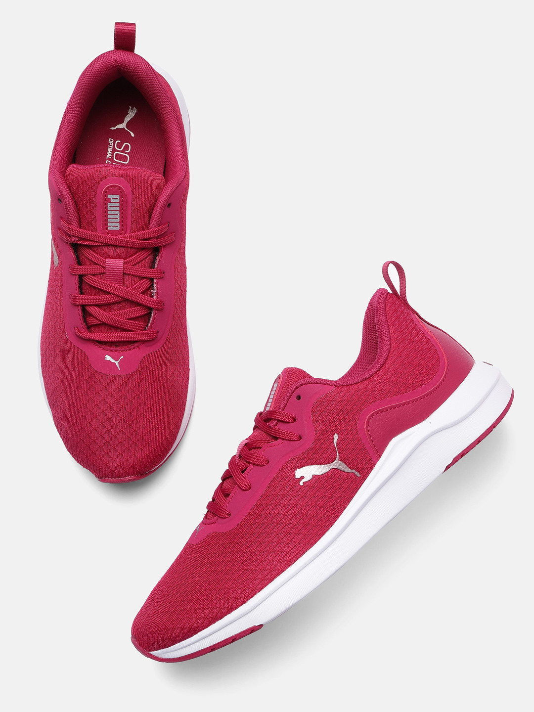 Buy Puma Women Red Softride Finesse Walking Shoes - Sports Shoes for ...