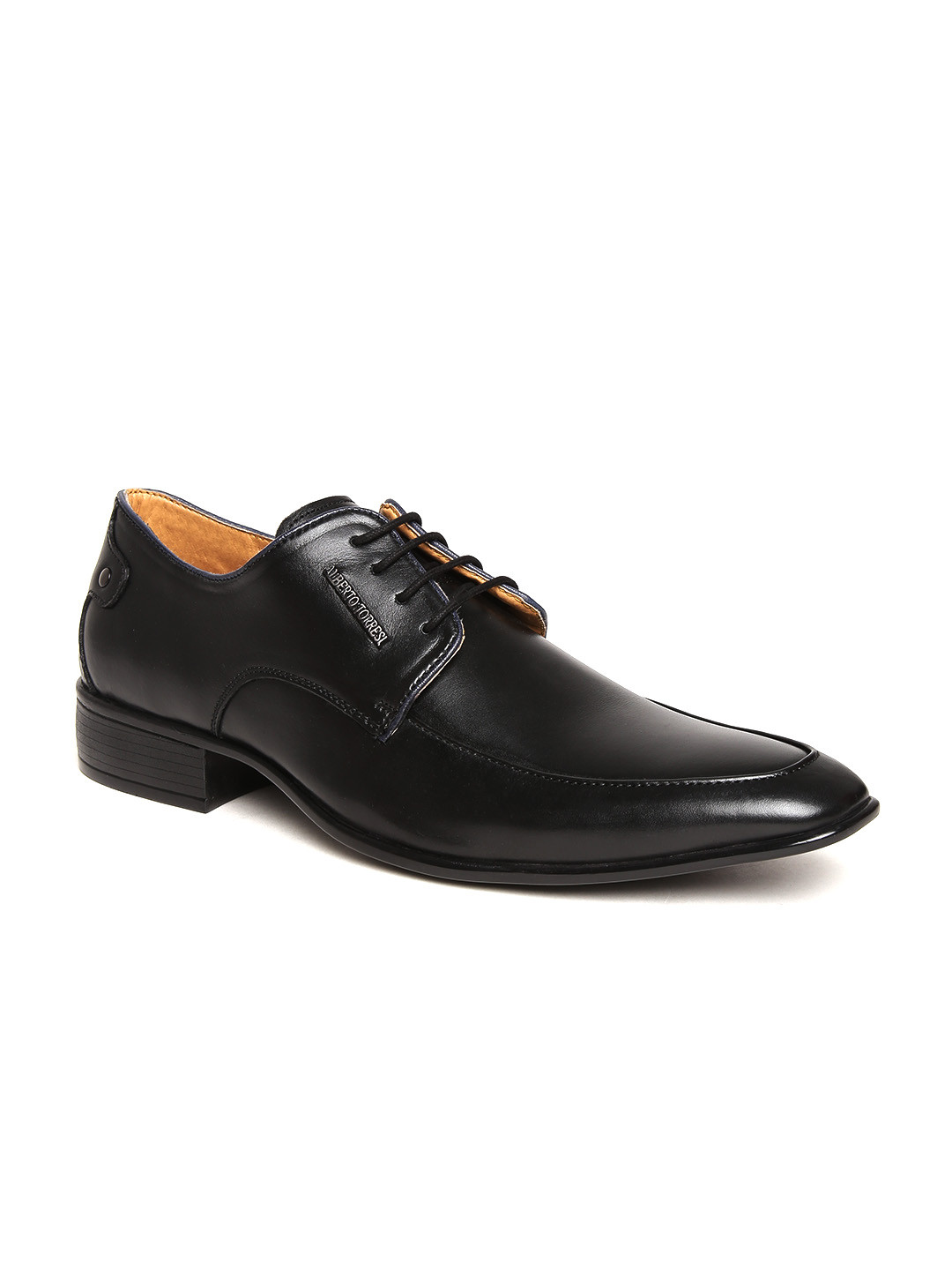 Buy Alberto Torresi Men Black Leather Formal Shoes - Formal Shoes for ...