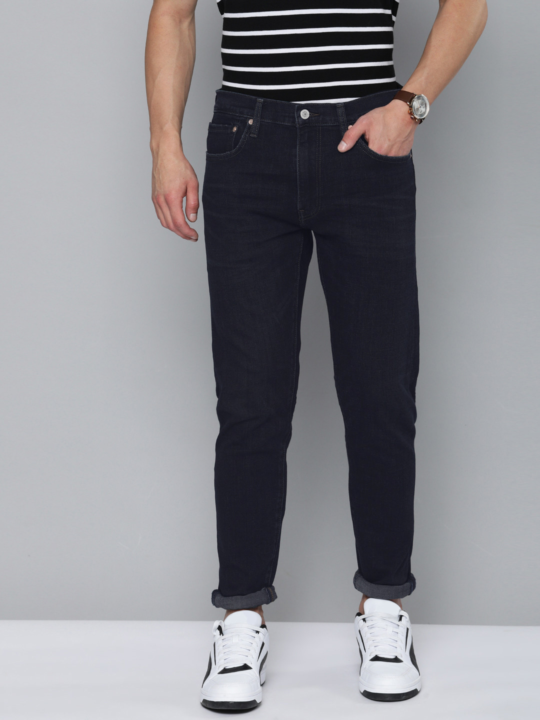 Buy Levis Men Black Slim Fit Stretchable Jeans - Jeans for Men 14852122 ...