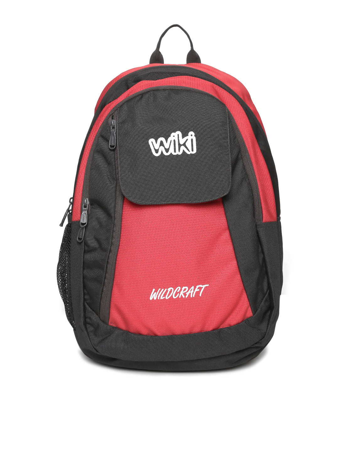 Buy Wildcraft Unisex Red & Black Colourblocked Backpack - Backpacks for ...