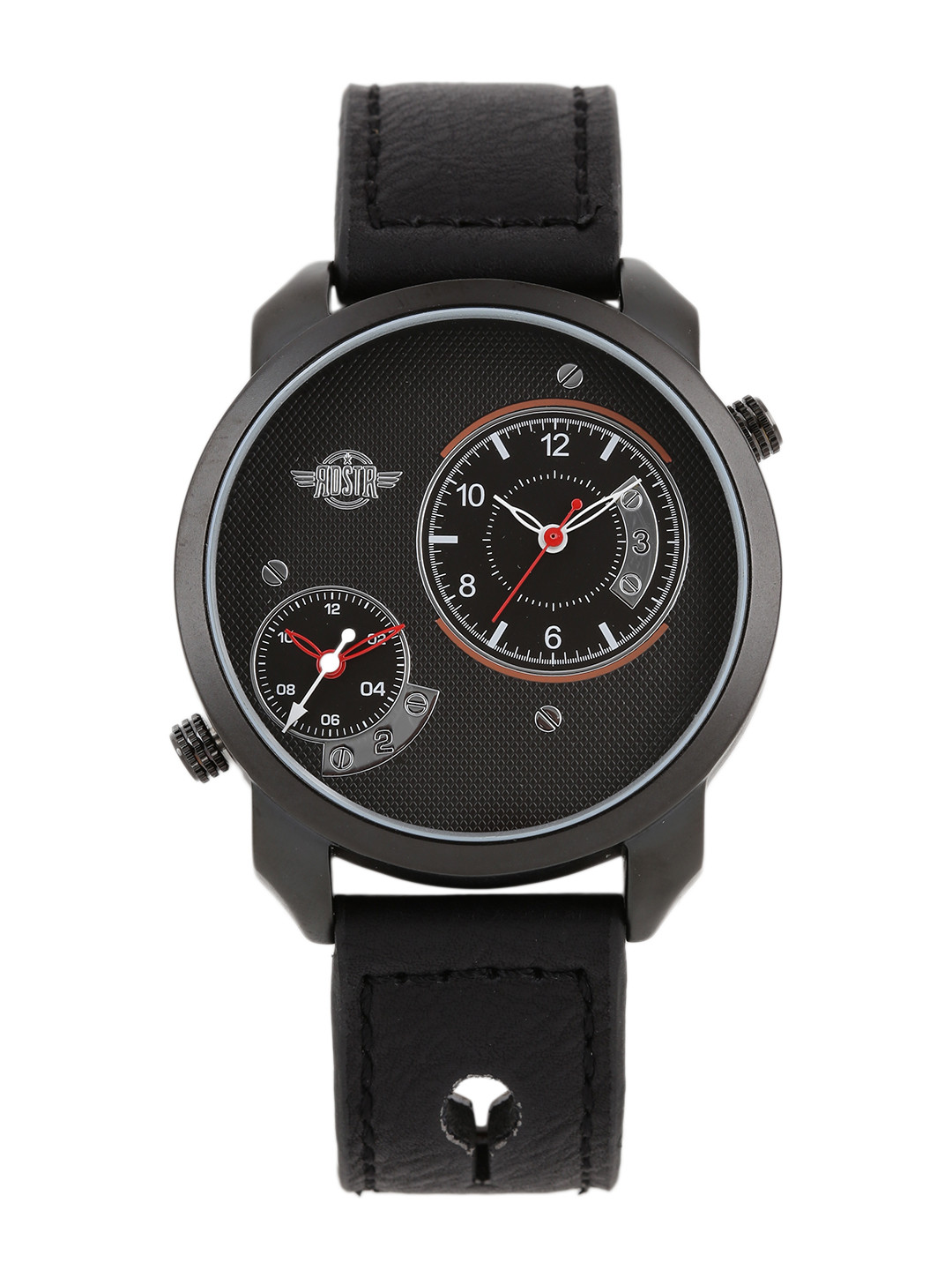 Buy RDSTR Men Black Dual Time Analogue Watch RD20 B - Watches for Men ...