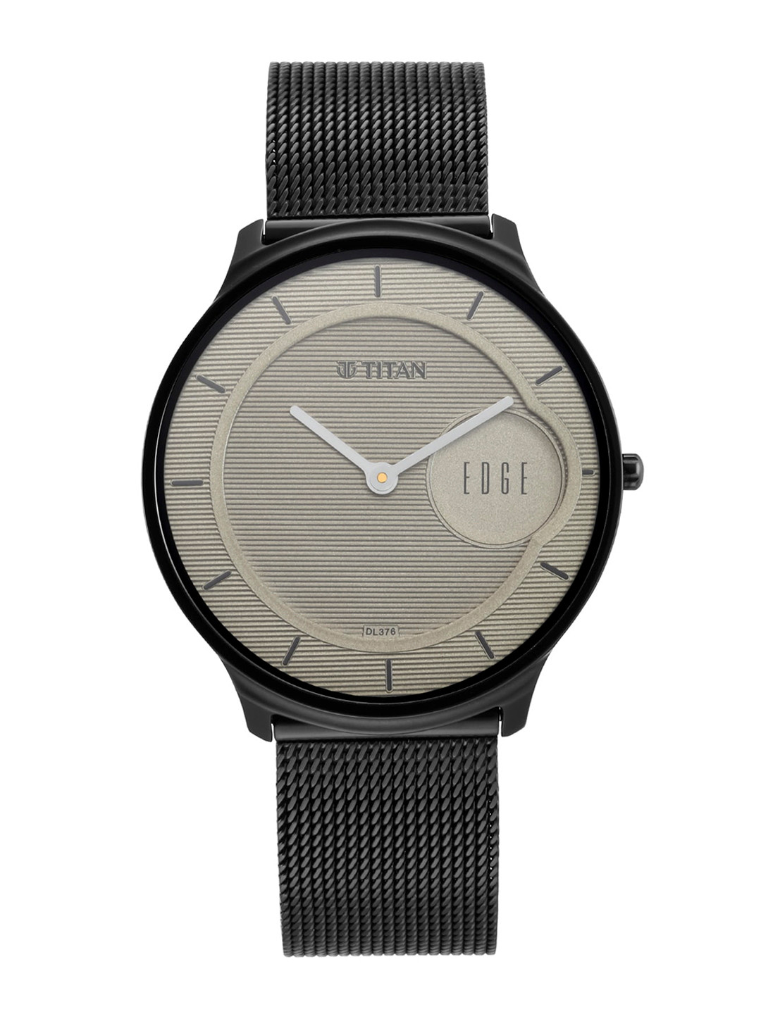 Buy Titan Men Beige Dial & Black Straps Analogue Watch 1843NM01 ...