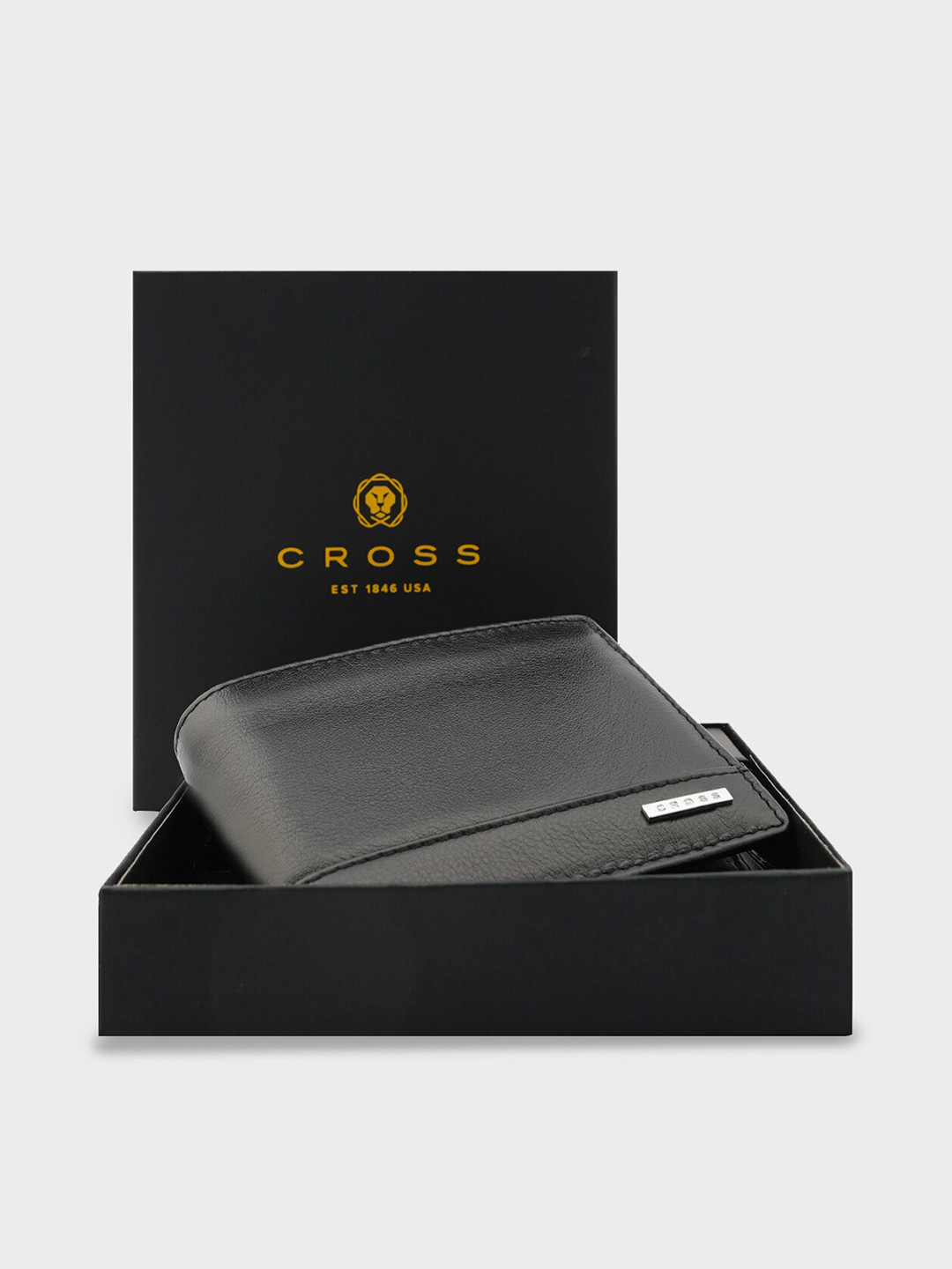 Buy Cross Men Black Leather Two Fold Wallet - Wallets for Men 14883542 ...