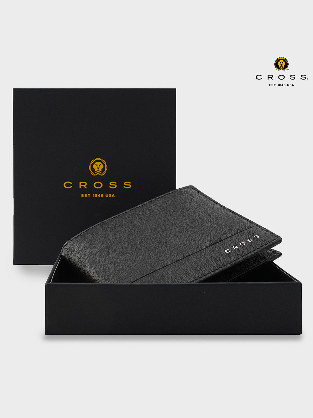 Buy Cross Men Black Solid Mono Bi Fold Coin Wallet - Wallets for Men ...