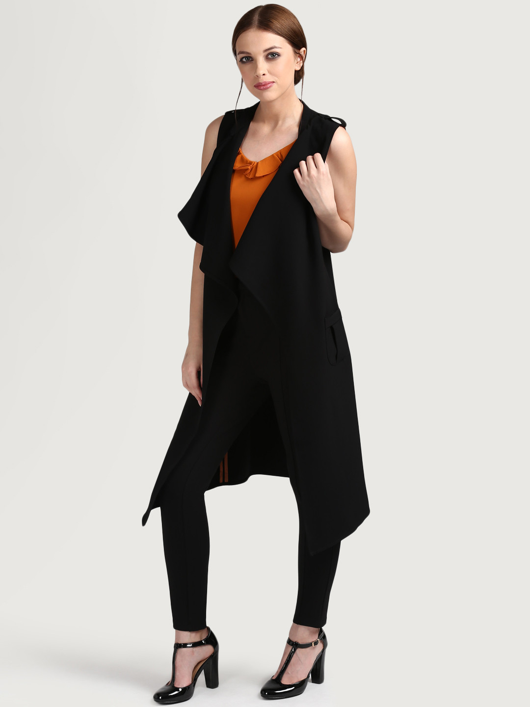 Buy COVER STORY Black Polyester Jacket - Jackets for Women 1488619 | Myntra