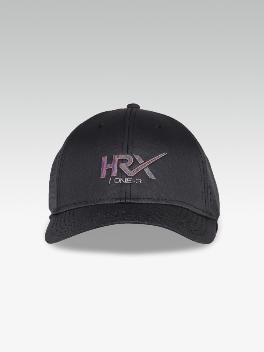 Buy HRX By Hrithik Roshan Unisex Black Training Dry Fit Cap - Caps for ...