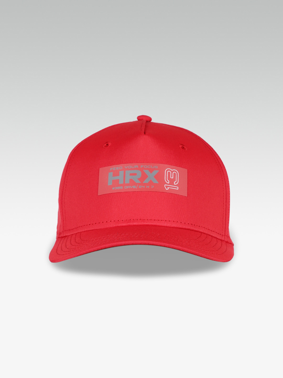 Buy HRX By Hrithik Roshan Unisex Red Solid Training Cap - Caps for ...
