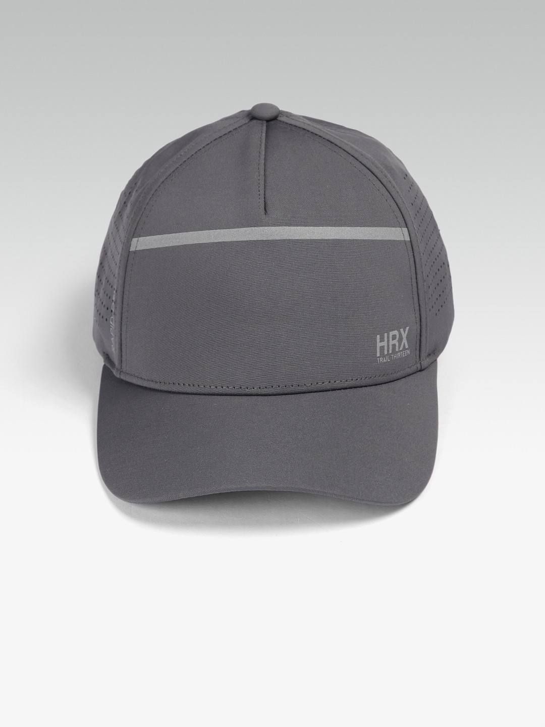 Buy HRX By Hrithik Roshan Unisex Grey Training Dry Fit Cap - Caps for ...