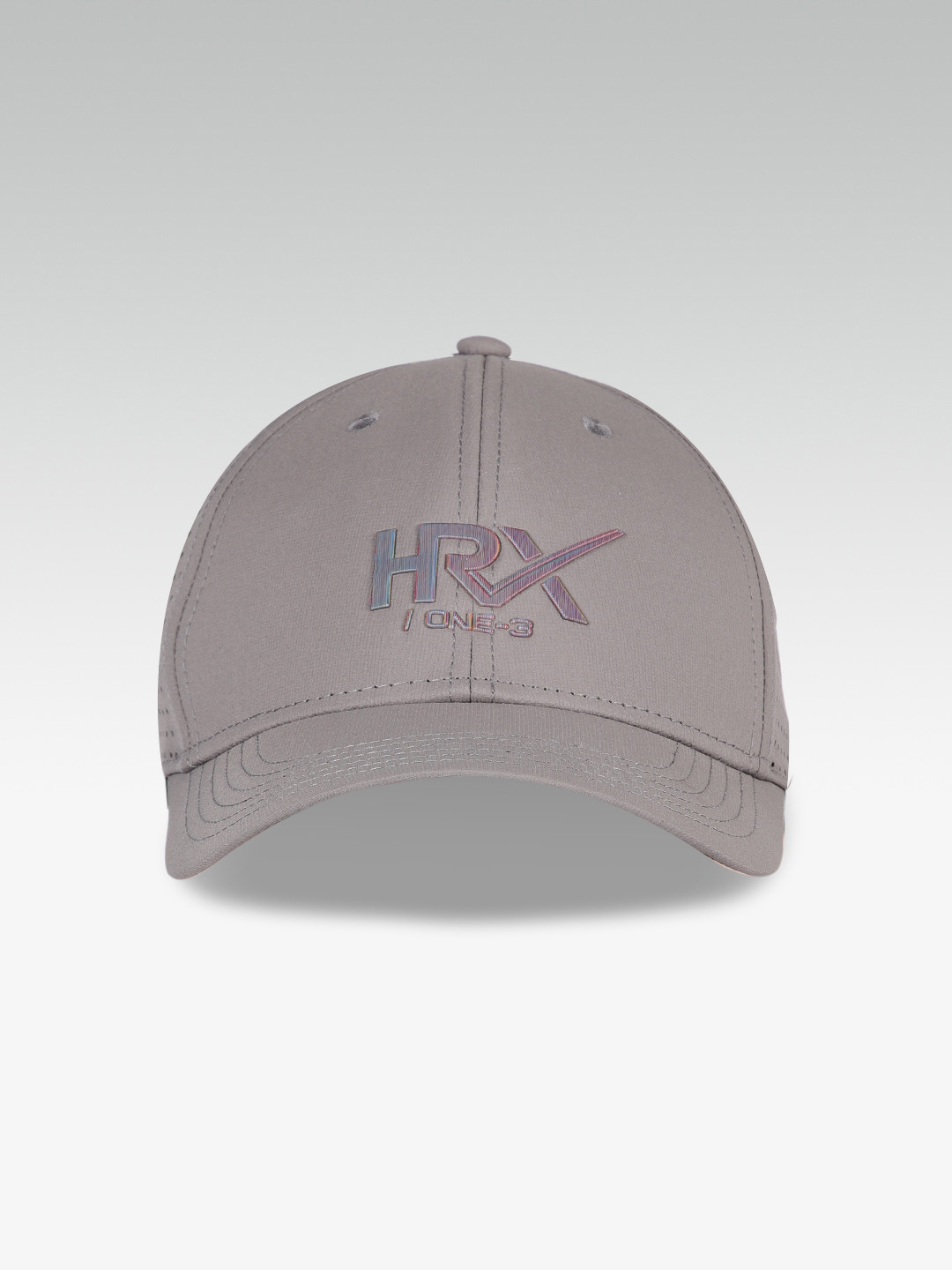 Buy HRX By Hrithik Roshan Unisex Grey Training Holographic Print Cap ...
