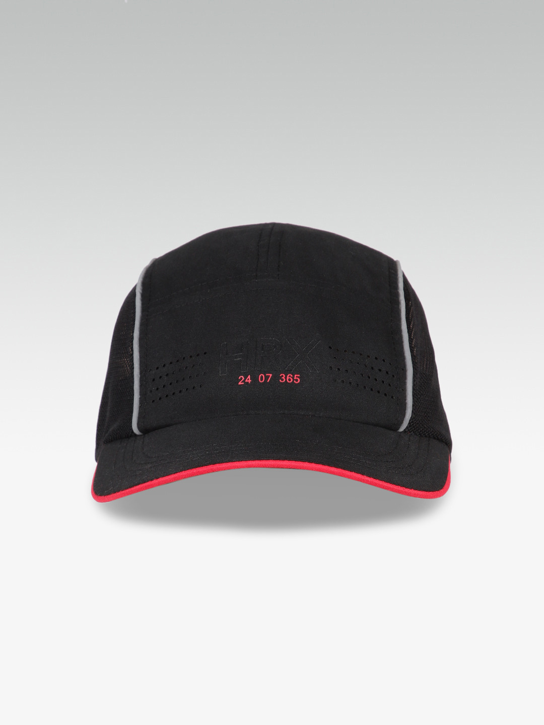 Buy HRX By Hrithik Roshan Unisex Black Active Running Cap - Caps for ...