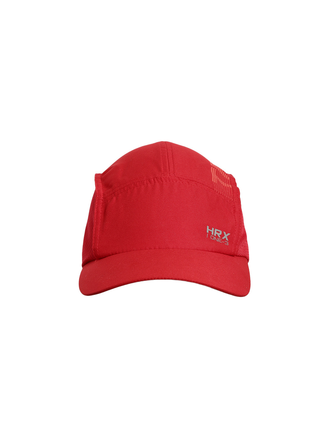 Buy HRX By Hrithik Roshan Unisex Red Solid Baseball Cap - Caps for ...