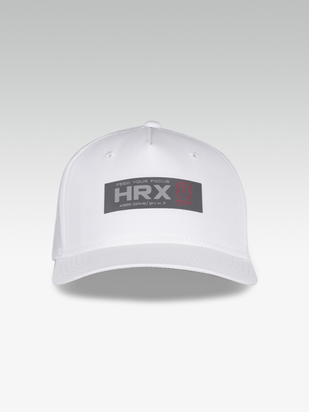 Buy HRX By Hrithik Roshan Unisex White Solid Training Cap - Caps for ...