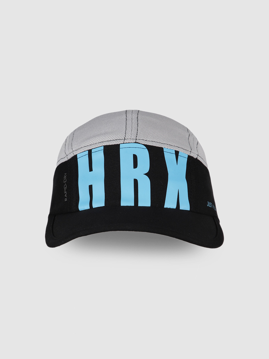 Buy HRX By Hrithik Roshan Unisex Grey & Black Printed Baseball Cap ...