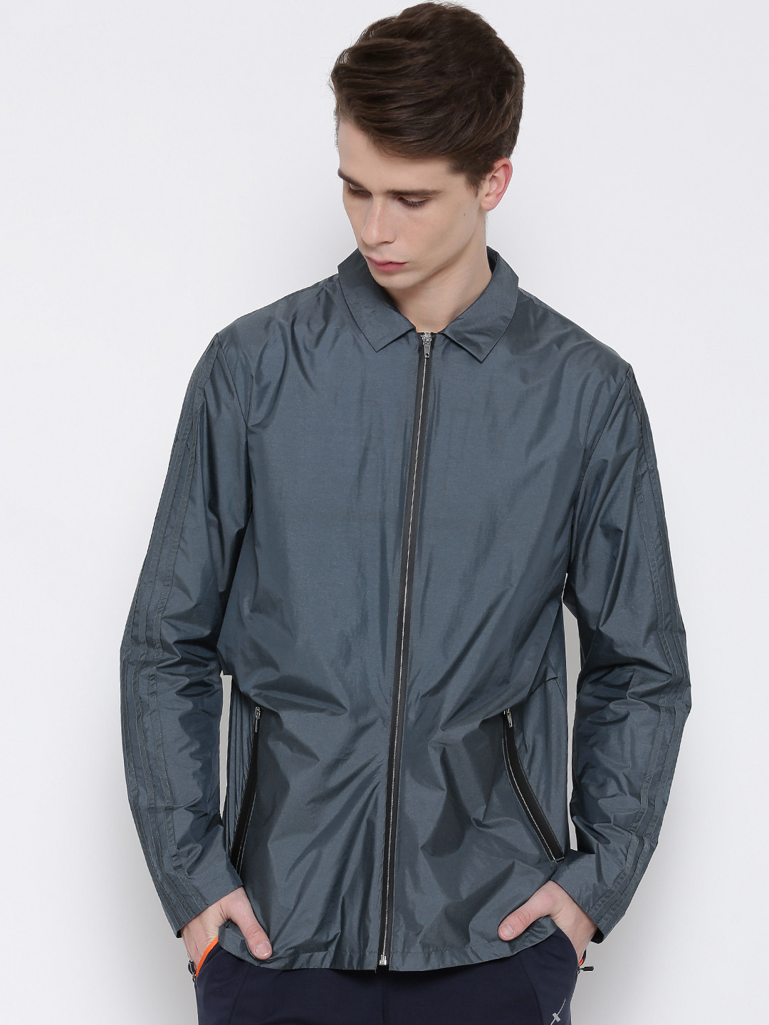 Buy ADIDAS Originals Grey FREIZEIT Jacket - Jackets for Men 1488946 ...