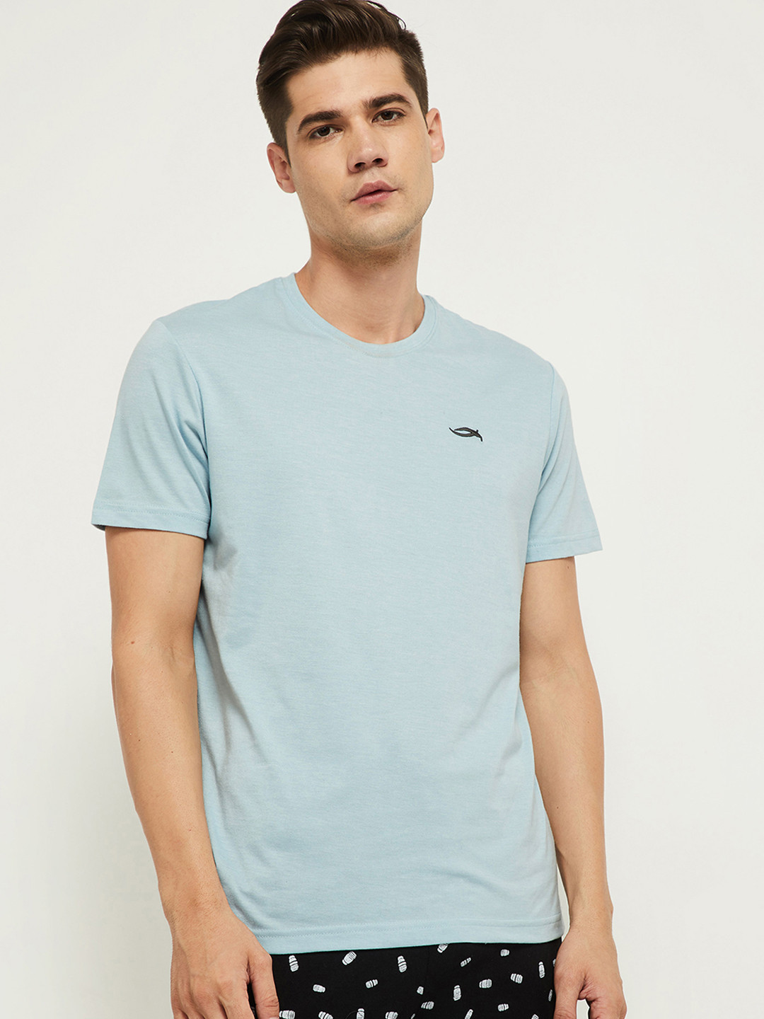 Buy Max Men Blue T Shirt - Tshirts for Men 14894018 | Myntra