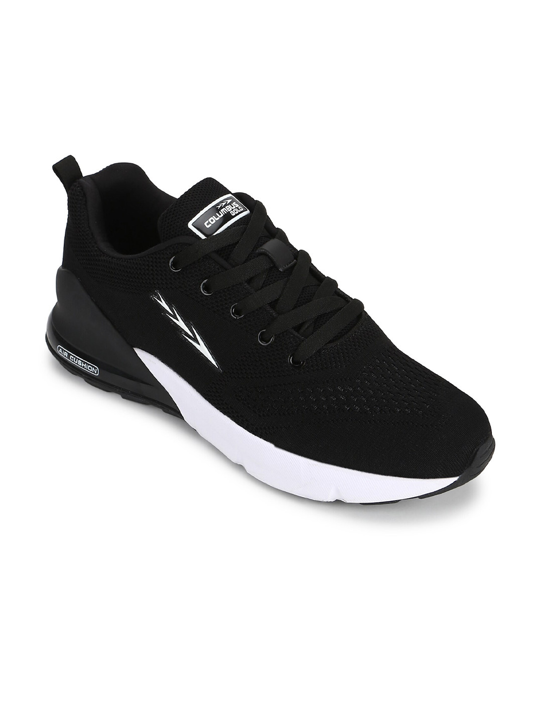 Buy Columbus Men Black Mesh Running Shoes - Sports Shoes for Men ...