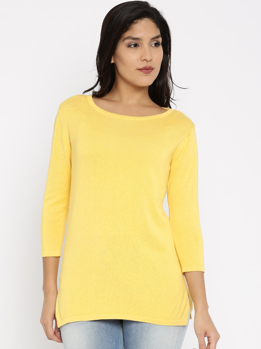Buy People Women Yellow Top - Tops for Women 1490763 | Myntra