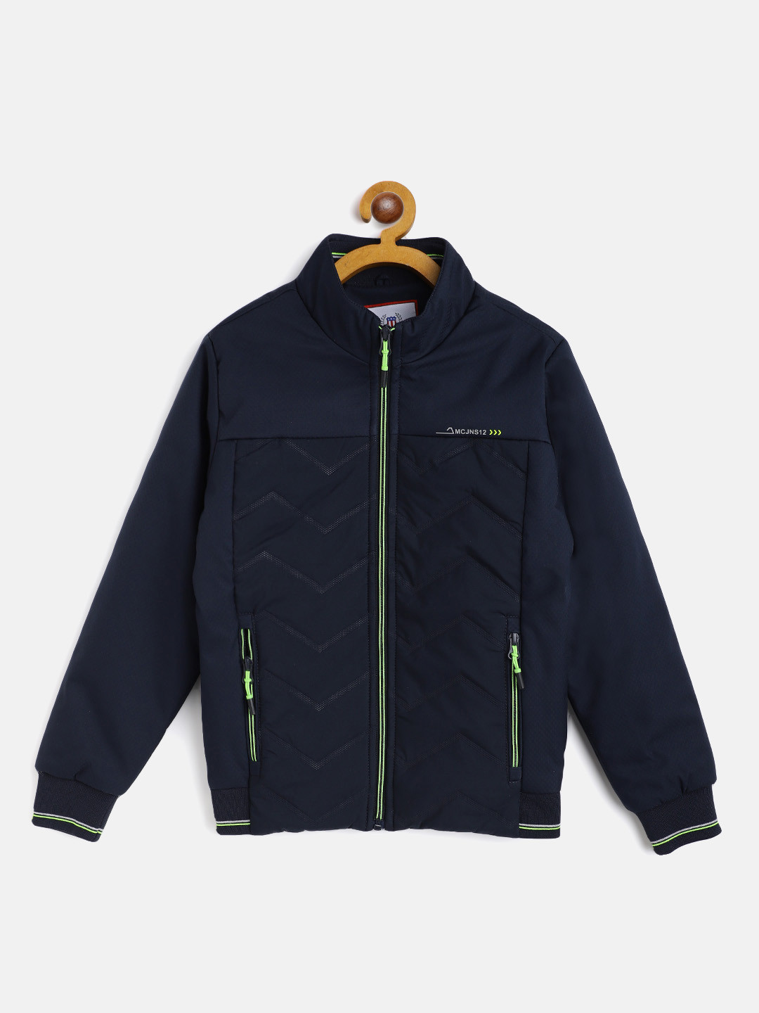 Buy Monte Carlo Boys Navy Blue Solid Bomber Jacket - Jackets for Boys ...