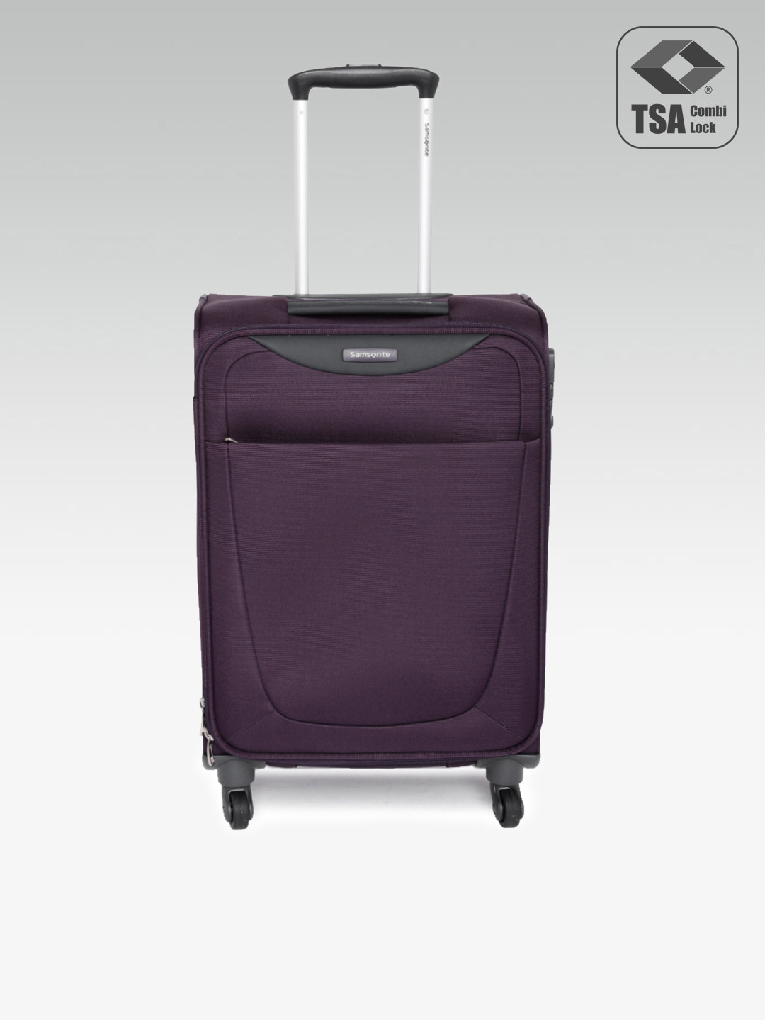 Buy Samsonite Unisex Purple Base Jet Spinner Small Trolley Bag ...