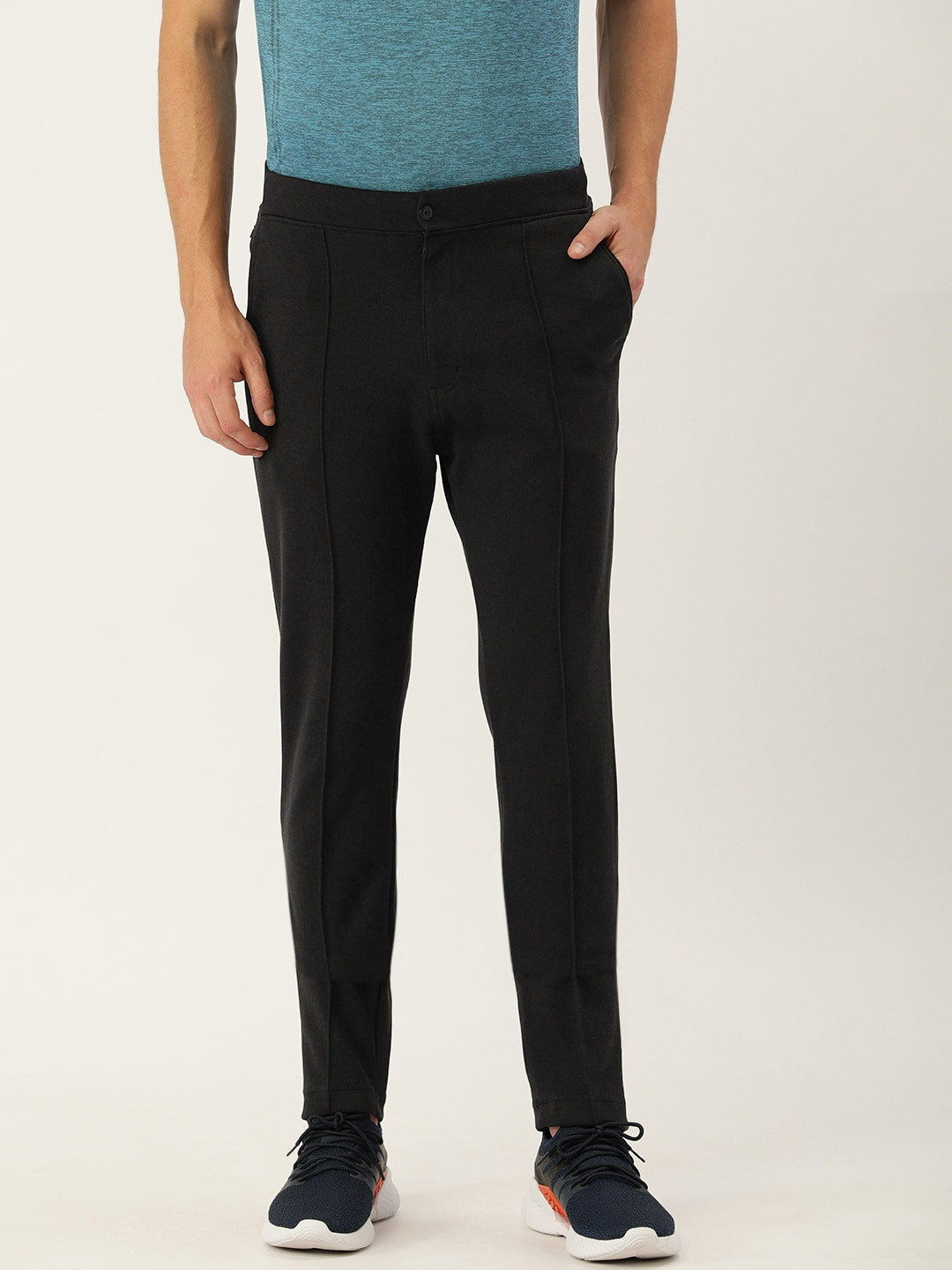 Buy Proline Active Men Black Solid Track Pant - Track Pants for Men ...