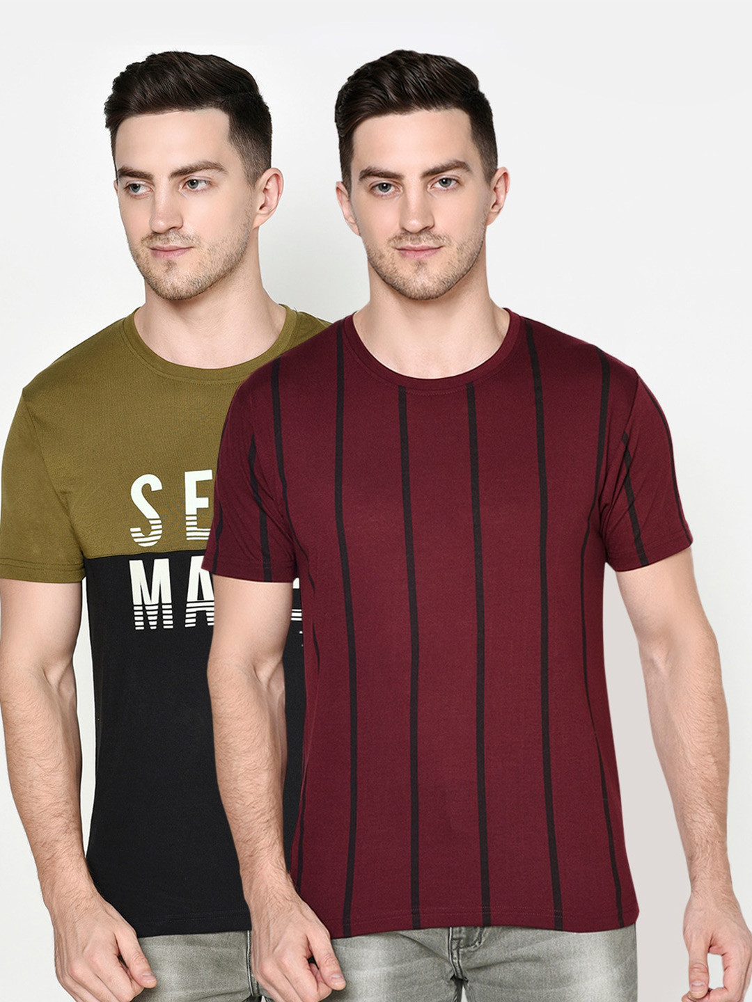Buy ELEGANCE Men Multicoloured T Shirts - Tshirts for Men 14929690 | Myntra