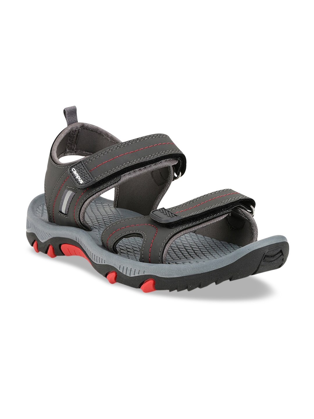 Buy Campus Men Grey & Red Sports Sandals - Sports Sandals for Men ...