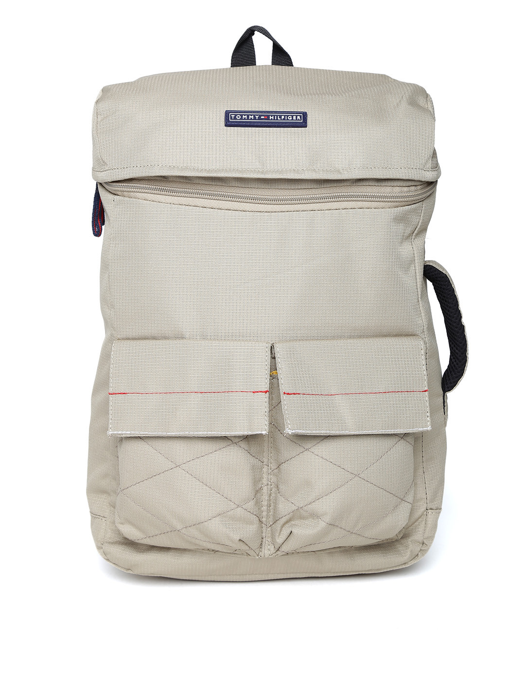 Buy Tommy Hilfiger Unisex Beige Laptop Backpack - Backpacks for Unisex ...