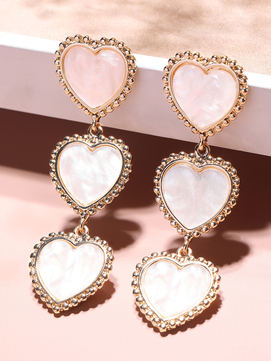 Buy TOKYO TALKIES X Rubans FASHION ACCESSORIES Gold Toned Contemporary ...