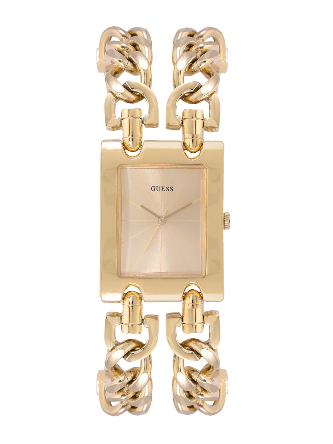 Buy GUESS Women Gold Toned Bracelet Style Straps Analogue Watch W1117L2 ...