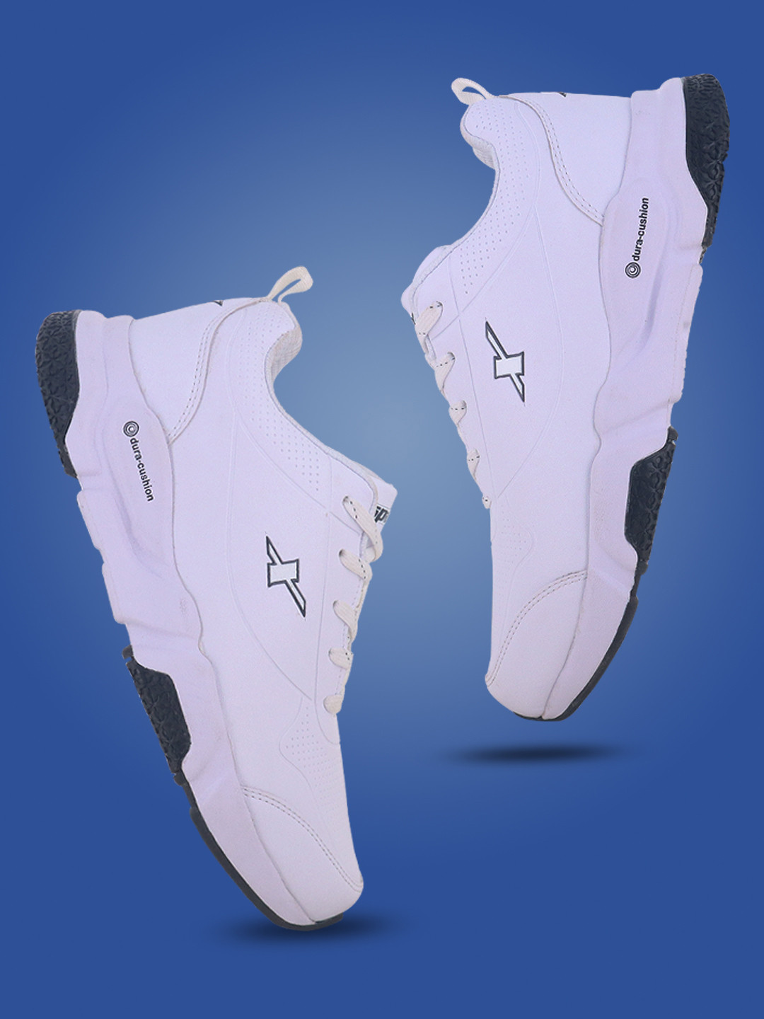 Buy Sparx Men White Solid Round Toe Running Shoes - Sports Shoes for ...