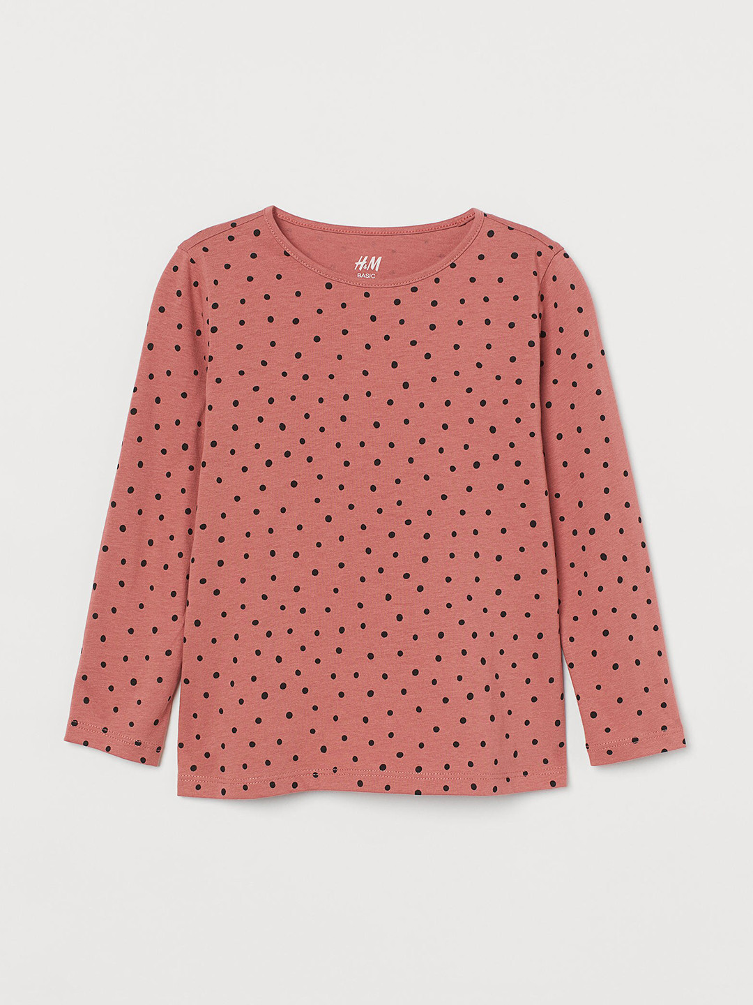 Buy H&M Girls Printed Cotton Jersey Top - Tops for Girls 14970918 | Myntra