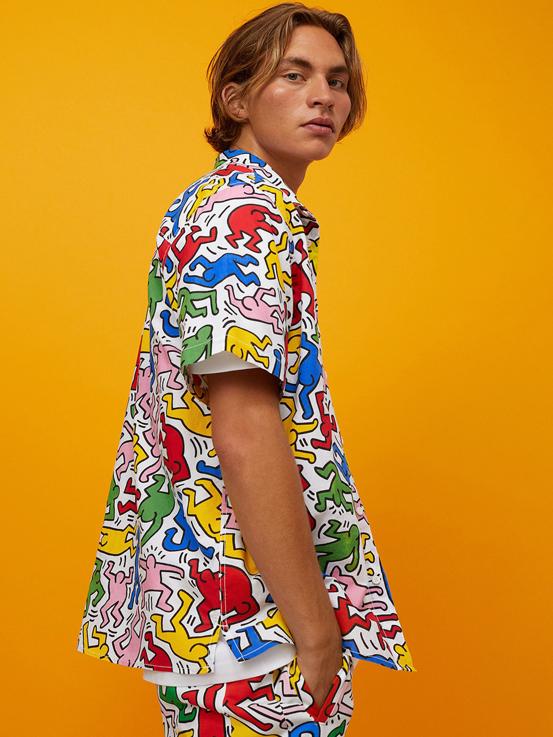 Buy H&M Men Multi Coloured Regular Fit Pure Cotton Shirt - Shirts for ...