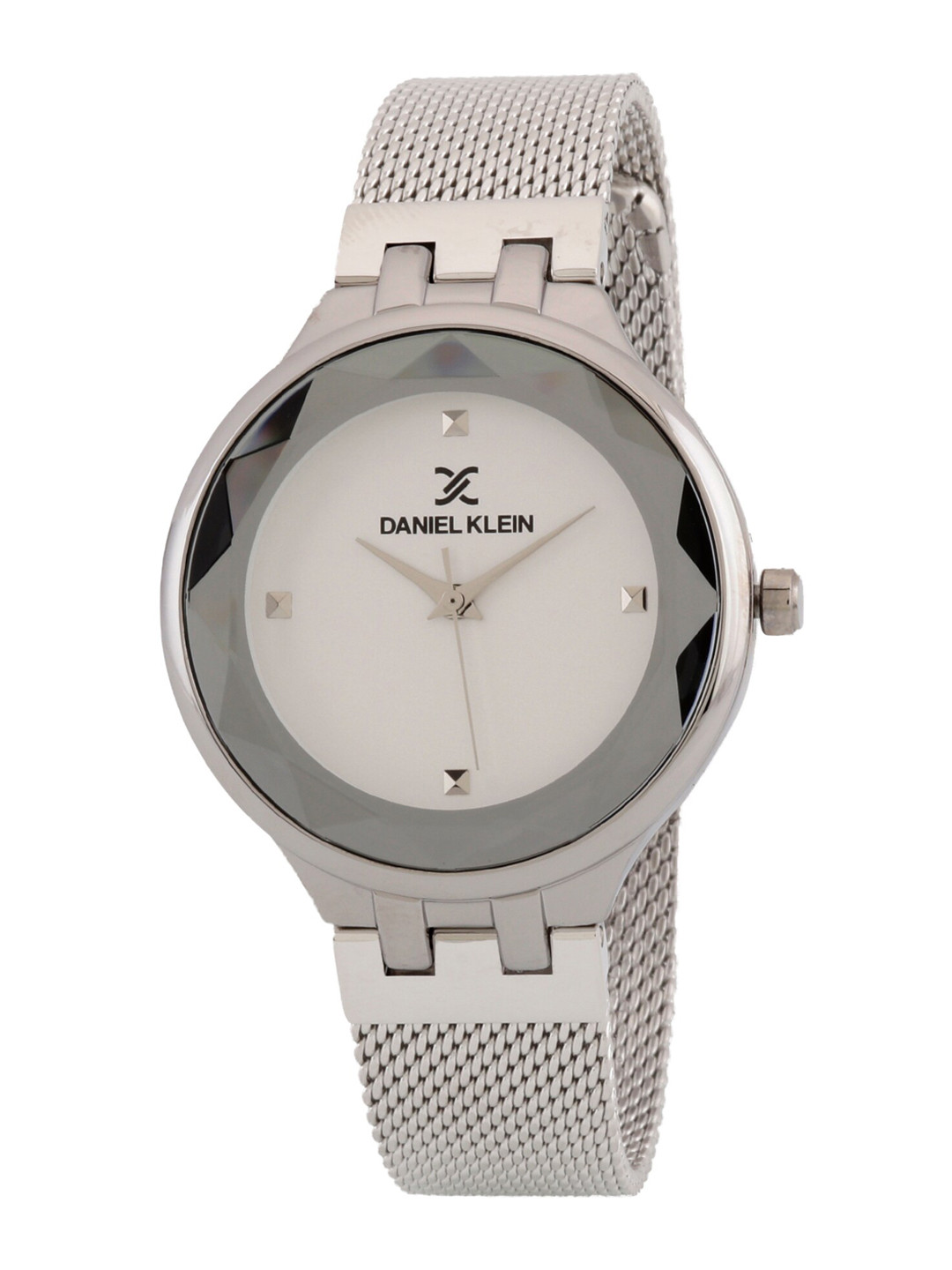 Buy Daniel Klein Women Silver Toned Dial & Silver Toned Bracelet ...