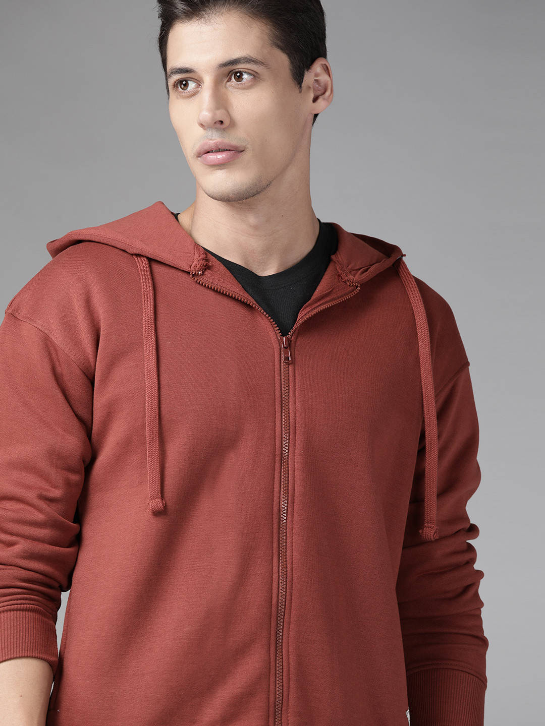 Buy Roadster Men Rust Brown Solid Tailored Jacket - Jackets for Men ...