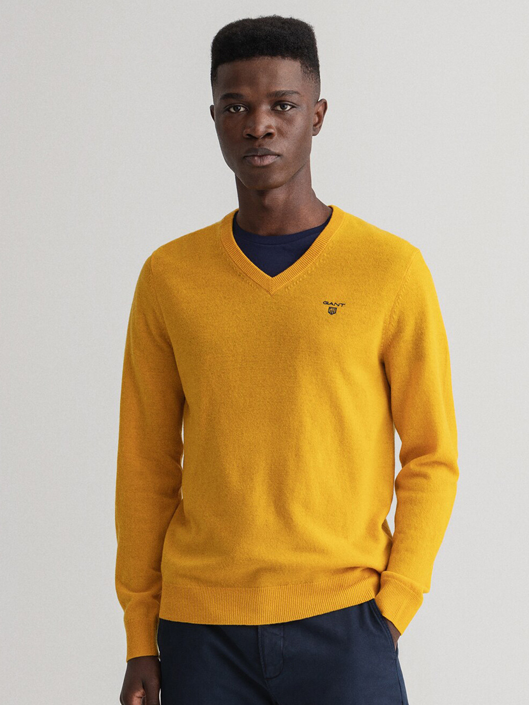 Buy GANT Men Yellow Pullover - Sweaters for Men 15011798 | Myntra