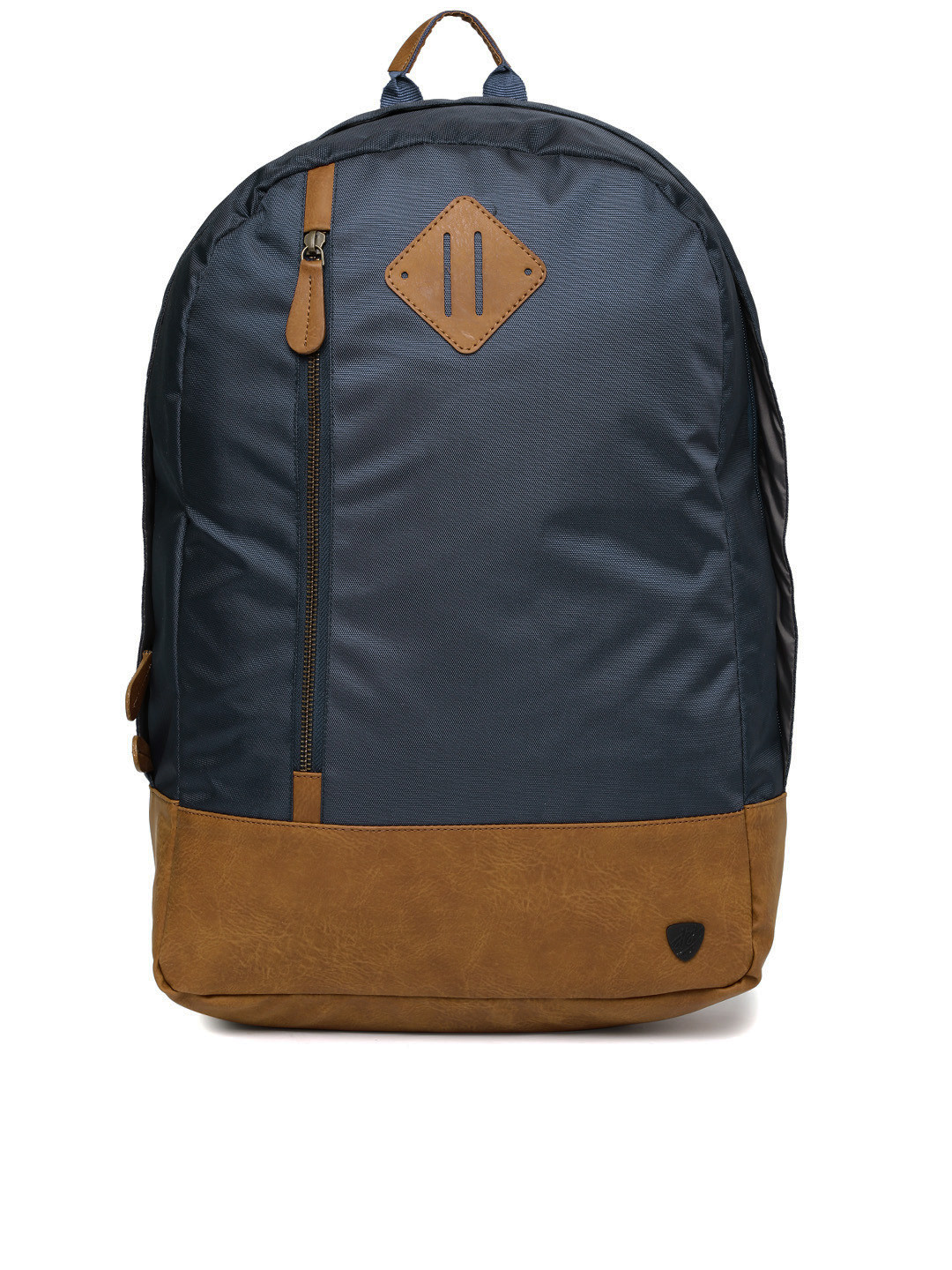 Buy John Players Men Navy & Brown Backpack - Backpacks for Men 1501570 ...