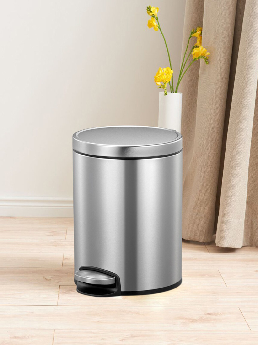 Buy OBSESSIONS Metallic Artistic Eko Step Dustbin 5 Litres - Bins for ...
