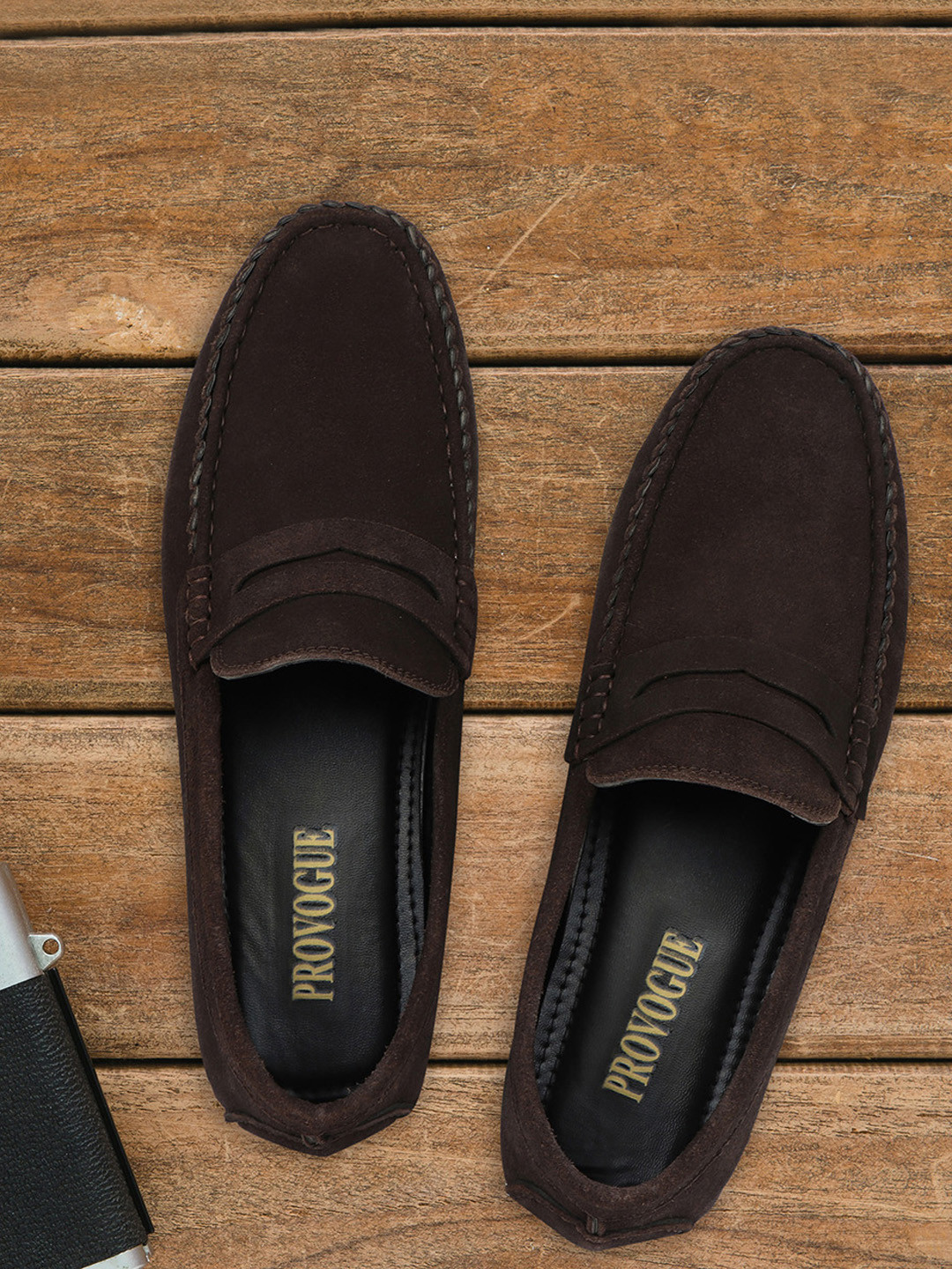 Buy Provogue Men Brown Suede Driving Shoes - Casual Shoes for Men ...