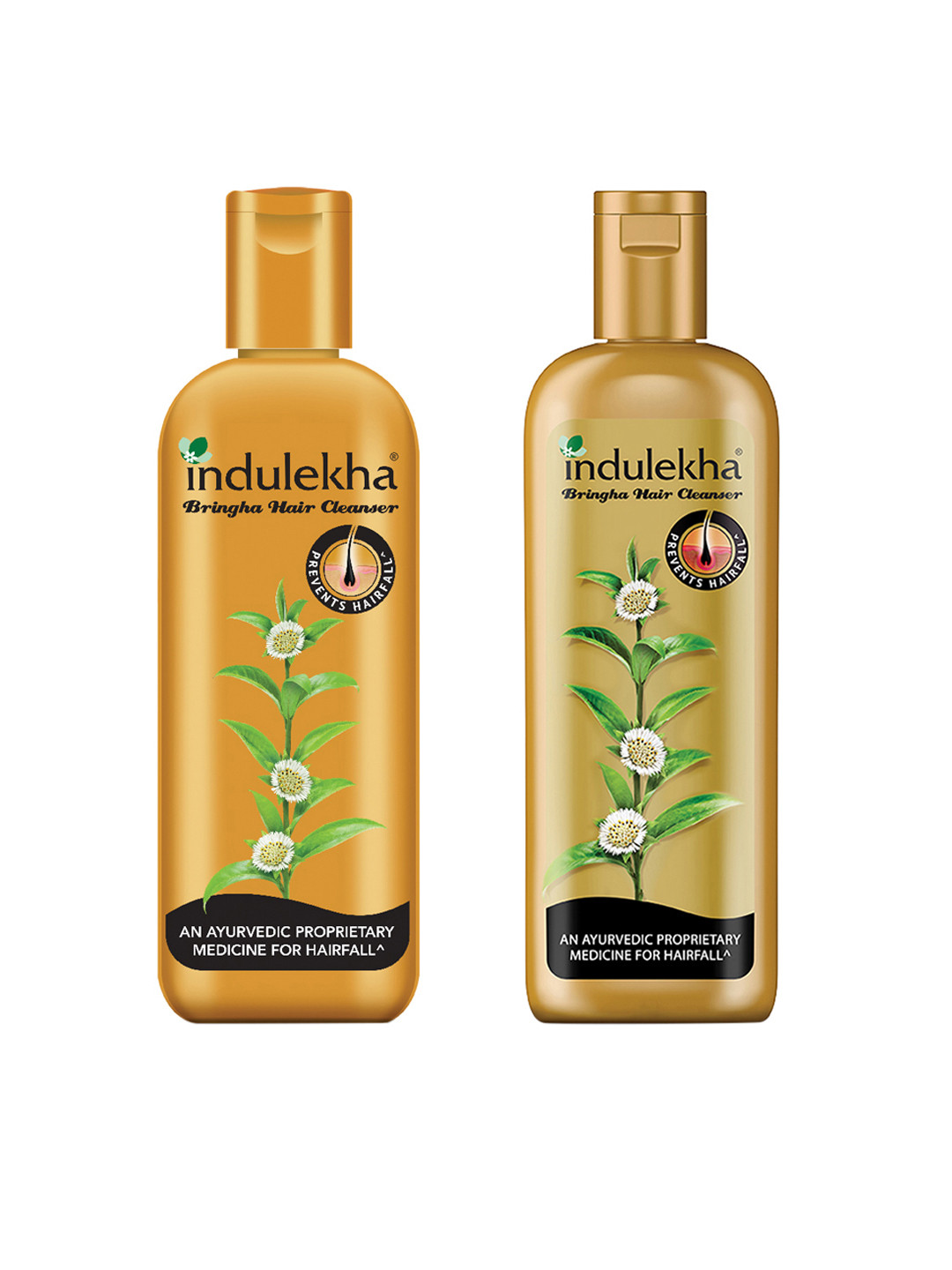 Buy Indulekha Set Of Bringha Anti Hairfall & Hair Cleanser Shampoo ...