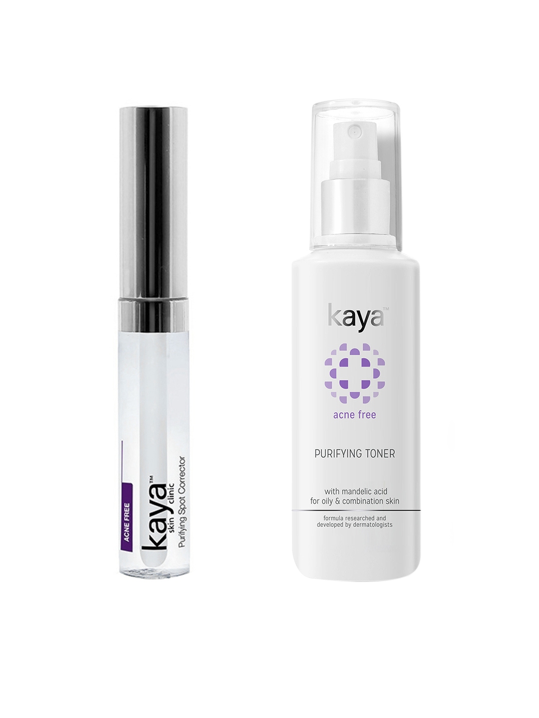 Buy Kaya Pack Of Spot Corrector And Toner Facial Kit For Unisex