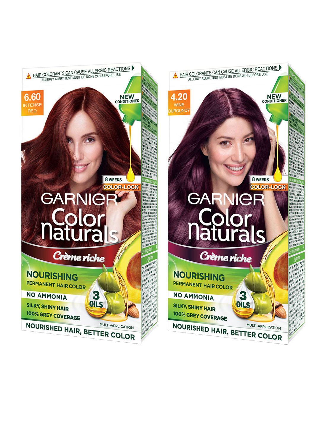 Buy Garnier Set Of Color Naturals Creme - Hair Colour for Women ...