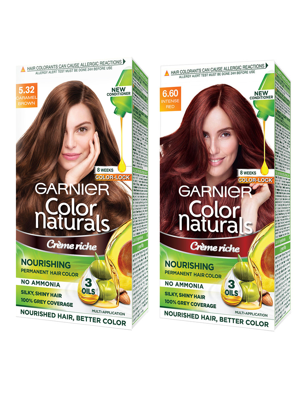 Buy Garnier Set Of Color Naturals Creme - Hair Colour for Women ...