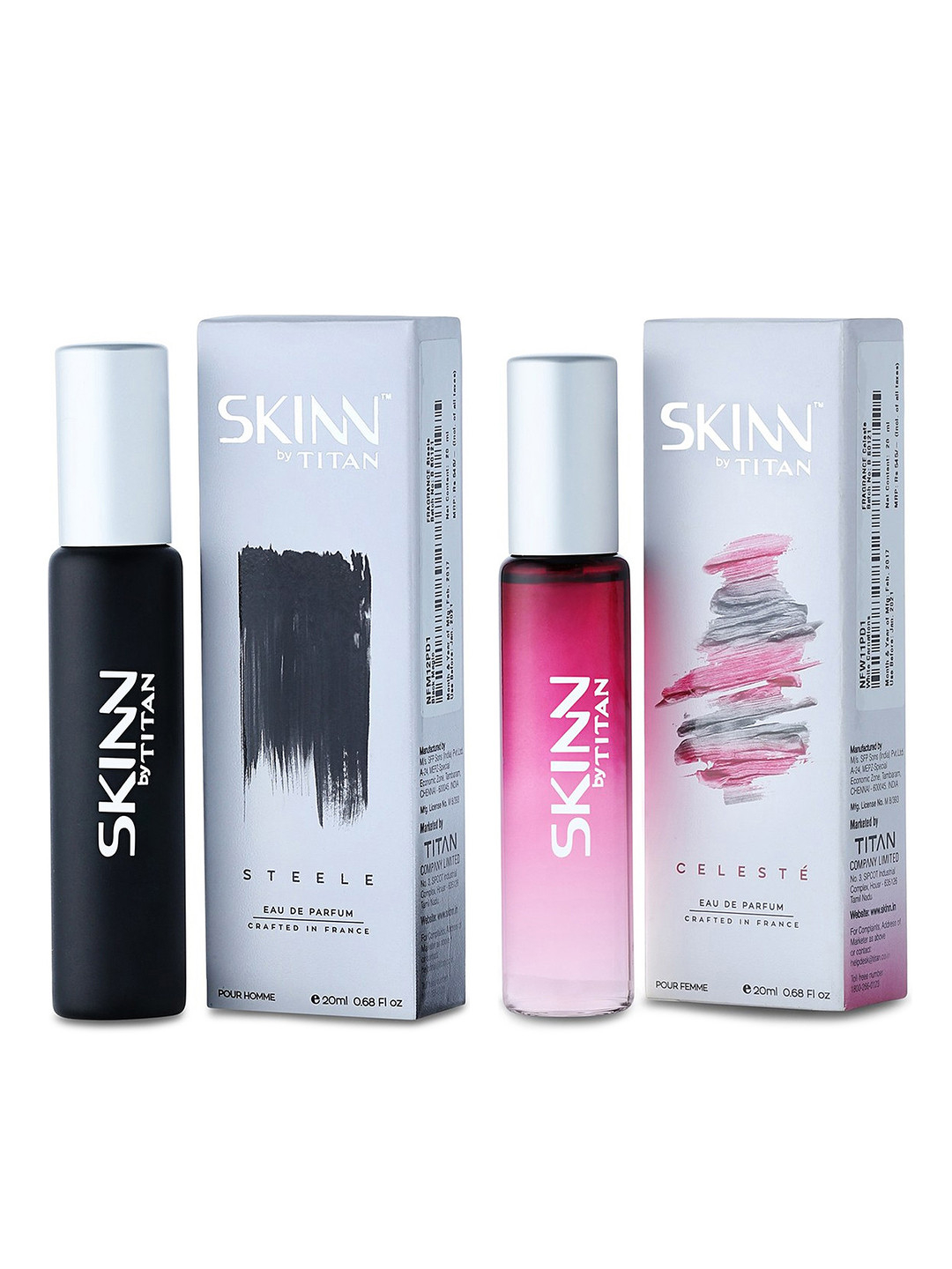 Buy SKINN Black Set Of 2 Perfume - Fragrance Combo for Men 15063954 ...